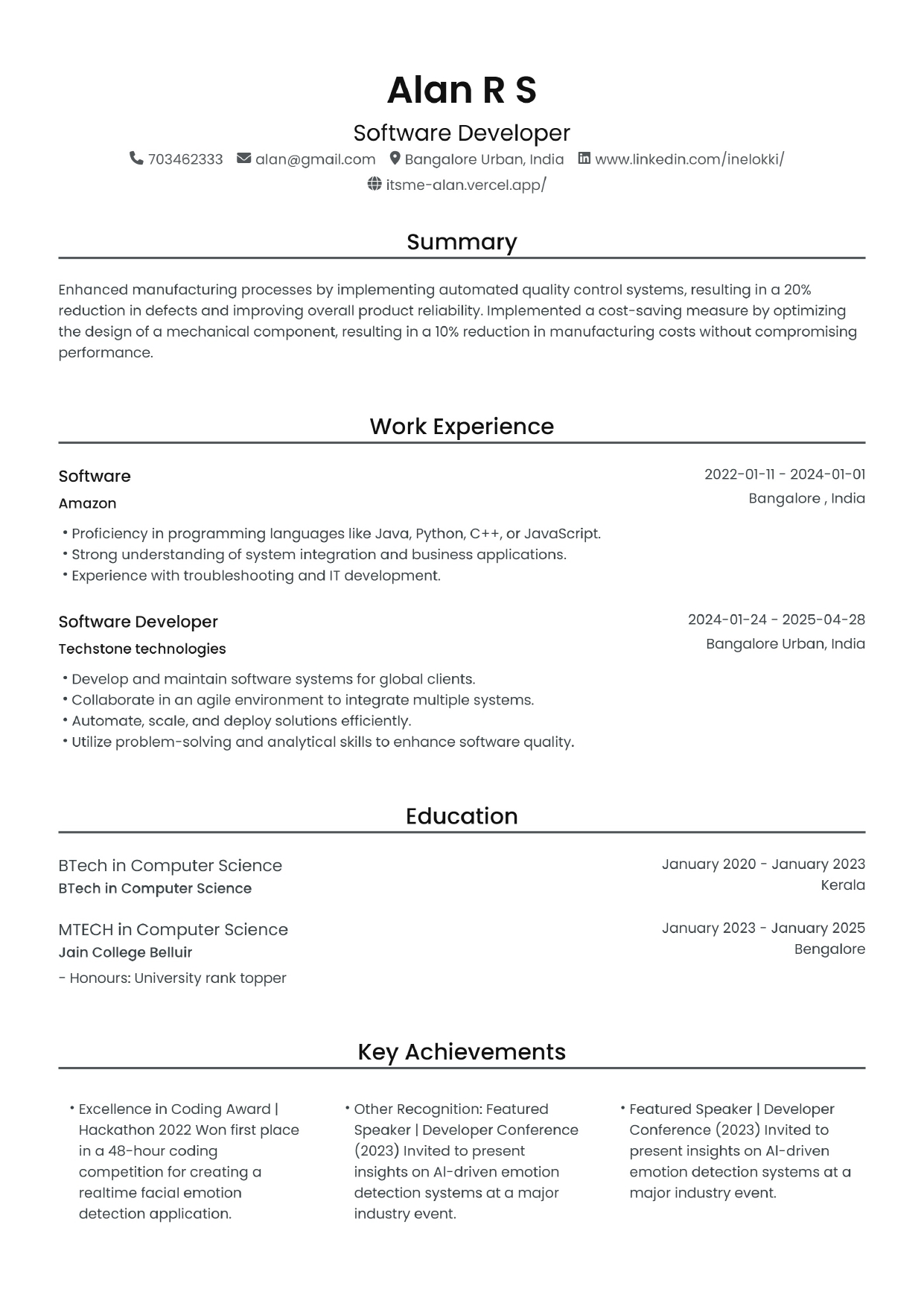 GCC Resume Builder